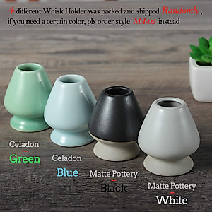 TEANAGOO MA-01 Japanese Matcha Ceremony Accessory, Matcha Whisk (Chasen), Traditional Scoop (Chashaku), Tea Spoon, Whisk Holder, The Perfect Set to Prepare a Traditional Cup of Matcha.…