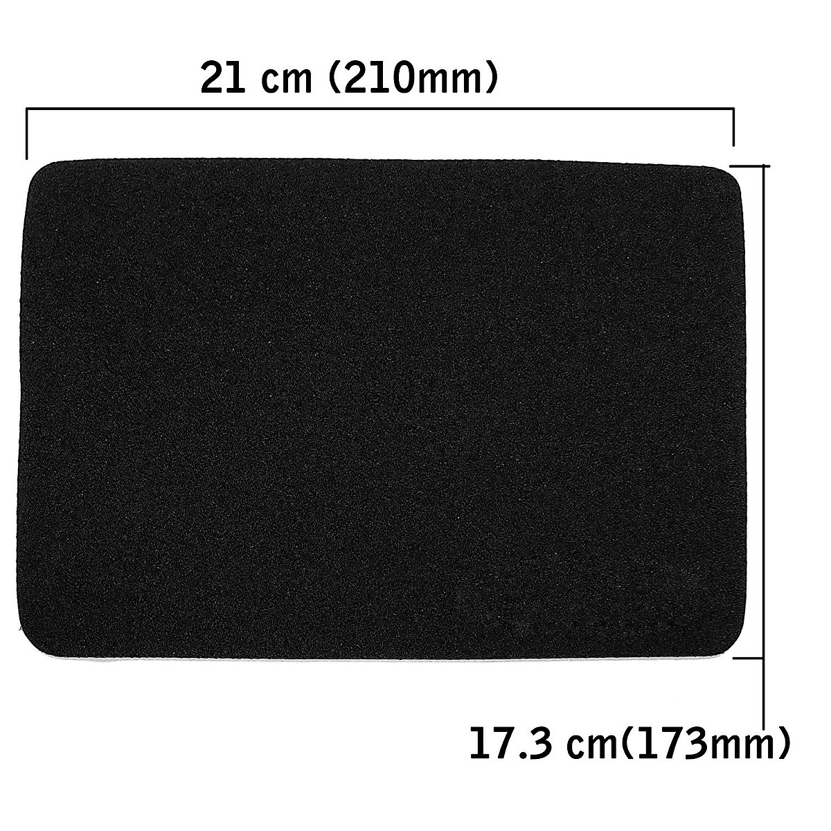 SaiTech IT 5 Pack 2mm Mouse Pad with Stitched Edges Non-Slip Rubber Base, Premium-Textured and Waterproof Mousepads Bulk, Mouse Pad for Computers, Laptop, Office & Home, 8.66 x 7.1 inch