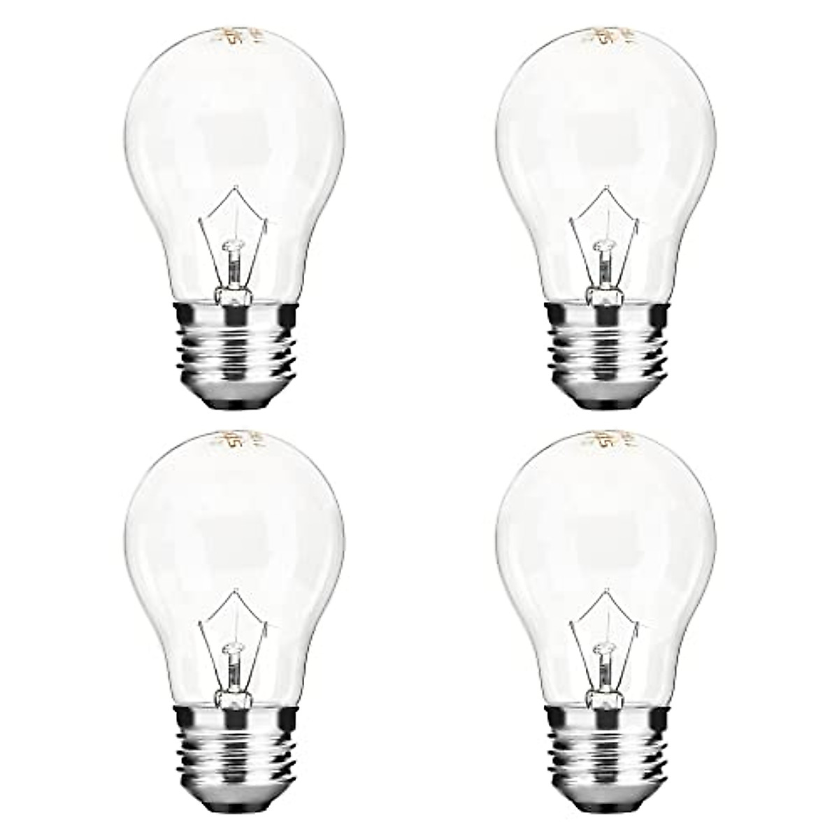 Appliance Oven Light Bulb A15 40W for Refrigerator Over Stove Range Hood Microwave Lava Lamp Replacement Bulb High Temperature Resistant E26 Medium Base 120V Warm White Pack of 4…