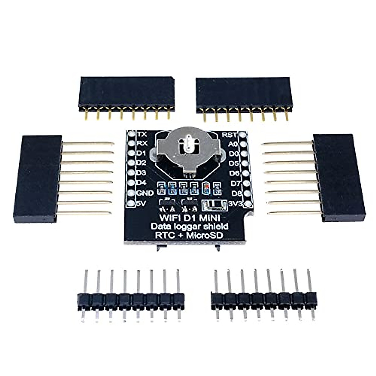 Micro SD for Wemos D1 Mini Real Time Clock Data Log Logger Shield + RTC DS1307 Clock for Arduino/Raspberry
