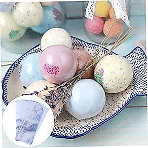 TEHAUX 100pcs Plastic Film Clear Packing Bags Shrink Wrap Bags Transparency Film Food Wrap Film Heat Sealer Soap Wrap Packaging Film Sealer Bags Shrinkable Wrapping Bag PVC Transparent CD