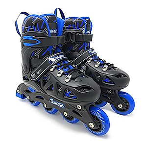 Chicago Skates Training Set Black/Blue MD (1 Little Kid - 4 Big Kid)