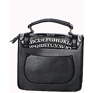 Lost Queen Ouija Board Small Gothic Adjustable Satchel Bag