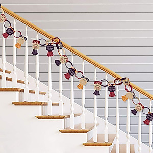 Big Dot of Happiness Friends Thanksgiving Feast - 90 Chain Links and 30 Paper Tassels Decoration Kit - Friendsgiving Party Paper Chains Garland - 21 feet