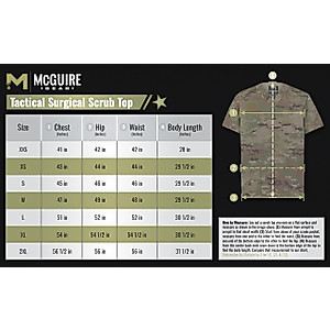 Tactical Ripstop Scrubs Top - for Nurses, Military and EMS (US, Alpha, X-Small, Regular, Regular, Woodland MARPAT)