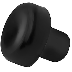 Project Patio Swivel Rocker Chair 1/2" Nylon Stem Bumper Outdoor Furniture Floor Protector Feet - 25 Pack - Black