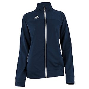 adidas Women's Climalite Utility Jacket,Navy/White Small