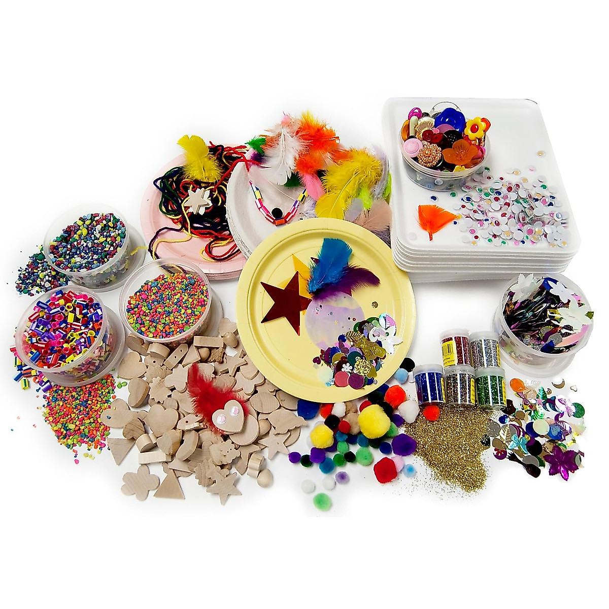 Hygloss Products Collage Treasure Box, Multicolor