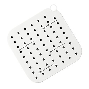 Bathtub Stopper for Bathroom Strainer Covering Pad Floor Drain Cover Sink Plug Cover Sink Segue Black Kitchen Accessories Bathtub Stopper for Bathroom Strainer Covering Pad (Color : White, Size : 20