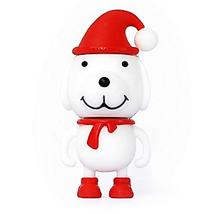 Christmas USB Flash Drive 5 Pack 8GB, Leizhan Novelty Thumb Drive Thanksgiving Memory Stick Santa Claus, Christmas Tree, Elk, Snowman, Dog Pendrive New Year Gift U Disk