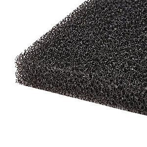 Thereisno Aquarium Filter Media Biochemical Cotton Sponge Pad Replacement Filter Foam 20x20x0.8 Inches Cut to Fit High Porosity Mesh Sieve
