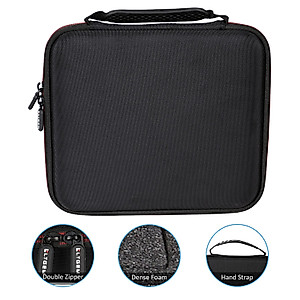 LTGEM Hard Case for Seagate Expansion 2TB 3TB 4TB 5TB 8TB Desktop External Hard Drive USB 3.0 with Dense Foam. Fits USB Cable and Charger.(Black)