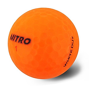 Nitro White Out Ball (15-Pack), Orange