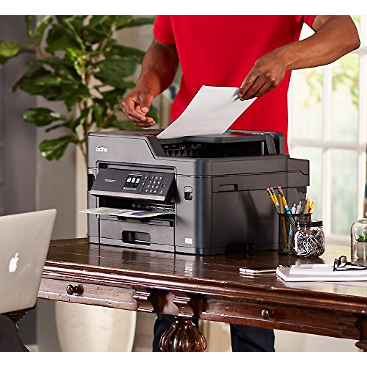 Brother MFC-J5330DW All-in-One Color Inkjet Printer, Wireless Connectivity, Automatic Duplex Printing, Amazon Dash Replenishment Ready