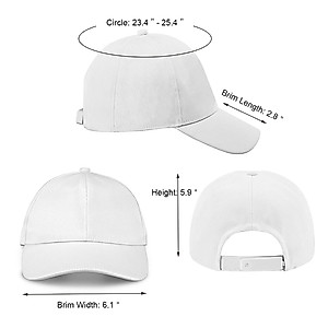 HUNRUY Hip Hop Luminous LED Baseball Cap Hats For Christmas Rave with 7 Colors Light USB Charging (Black)