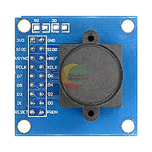 OV7670 300KP Camera Module Supports VGA CIF 640X480 Auto Exposure Control Display Compatible I2C Interface for Arduino