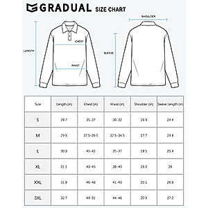 Men's Polo Shirt Long Sleeve Golf Shirts Lightweight UPF 50+ Sun Protection Cool Shirts for Men Work Fishing Outdoor(White, L)