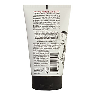 Truman's Gentlemen's Groomers - Men's Facial Moisturizer - Fixes Dry Skin, Rich in Vitamin B to Reduce Inflammation, Cooling Eucalyptus oil 4oz