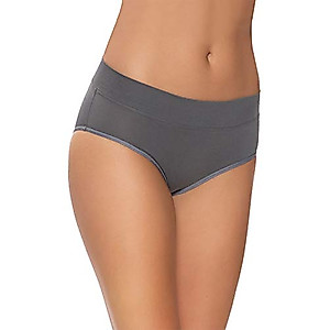 Felina Women's Pima Cotton Hipster Panties - Comfortable Seamless Underwear for Women, 5-Pack…