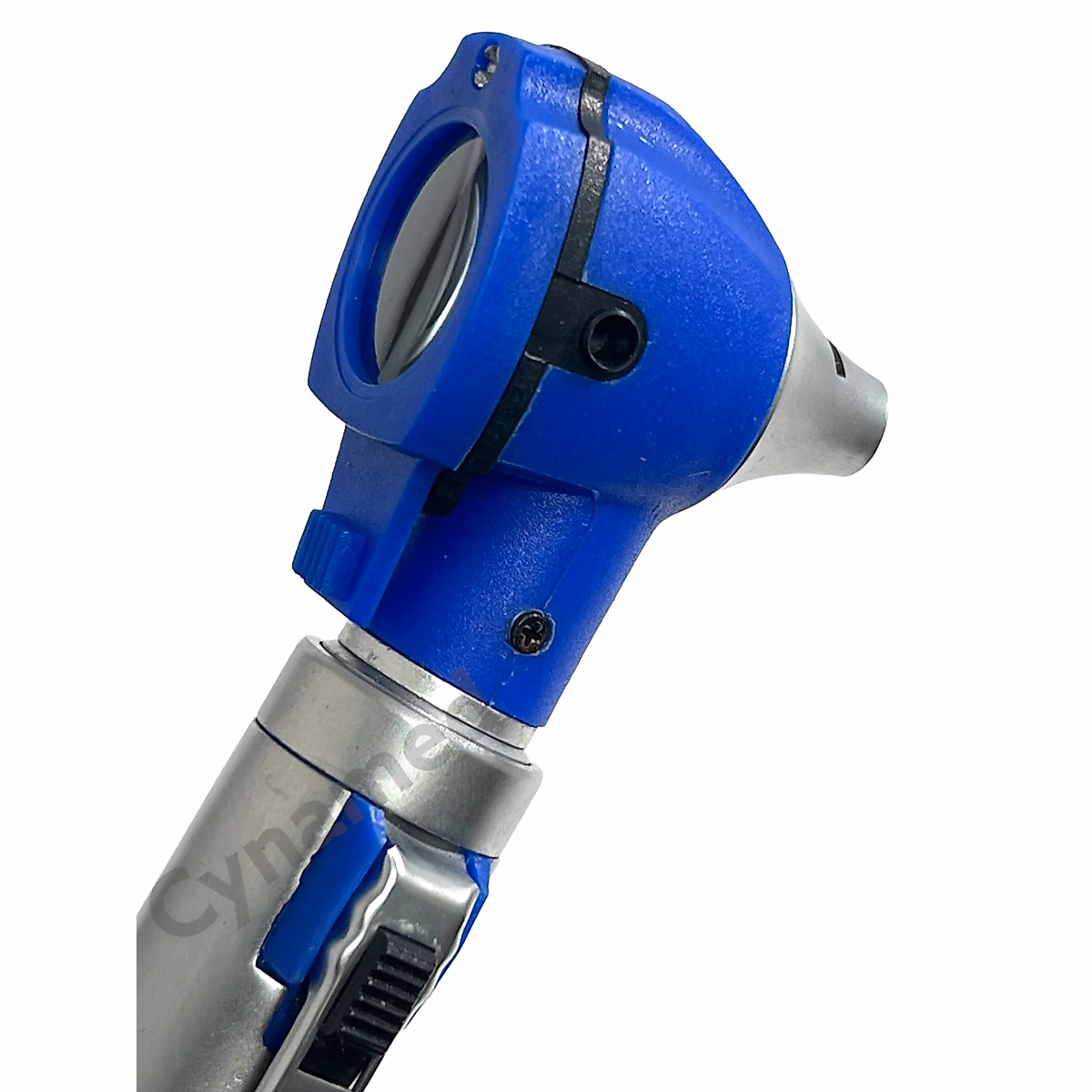New Fiber Optic Mini Otoscope Blue Pocket Size Premium Grade Cynamed