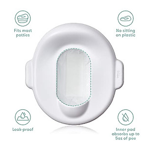 Frida Baby Poo + Pee Potty Liners | Leak-Proof, Super-Absorbent Liners Fits Most Potty Chairs for Easy Cleanup