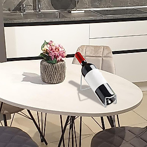 ZEONHAK 10 PCS 7.09 x 3.15 x 3.07 Inches Single Wine Bottle Holder, Single Wine Rack, Modern Single Wine Bottle Holder, Simple Design Wine Rack for Bar, Wine Cabinet, Dining Table