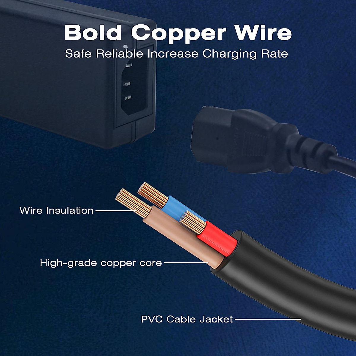 UltraPoE UL Listed DC 12V 5A Power Adapter, AC100~240V 50/60Hz to DC Output 12V Power Supply, 5.5mm x 2.5mm Plug, for LED Light Bar, DVR, NVR, High Power Camera