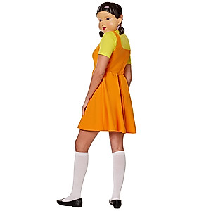 Spirit Halloween Adult Squid Game Doll Costume - S