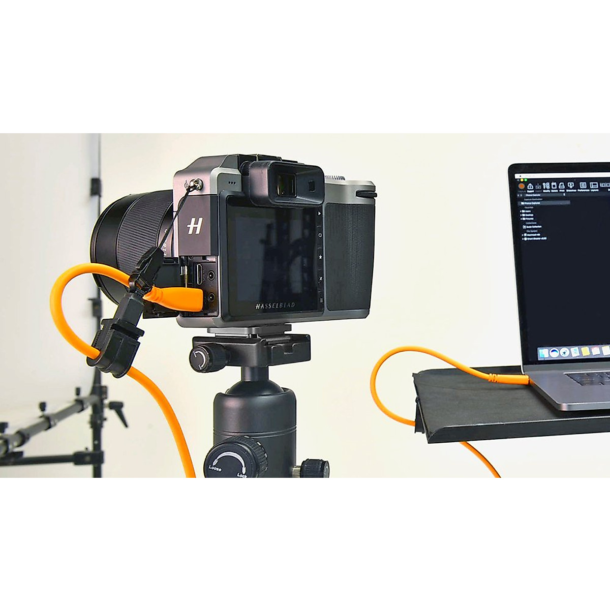 Tether Tools TetherPro USB 3.0 to USB-C Cable | for Fast Transfer and Connection Between Camera and Computer | High Visibility Orange | 15 Feet (4.6 m)