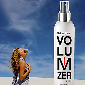 KERATIN RESEARCH Fine Hair Volumizing Spray + Thickener for Women & Men - Instant Natural Lift for Finer Strands, Experts Recommended (120ml)