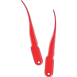 Maine Man Shrimp Peeler Deveiner Cleaner Tool, 8-Inches, Red