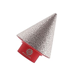 FOCSTOL Diamond Beveling Chamfer Bit - 1-3/8''(35mm) Countersink Drill Bit for Existing Holes Enlarging Shaping Trimming in Tile Porcelain Ceramic Granite Marble 5/8''-11 Thread