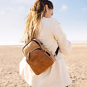 Petunia Pickle Bottom Criss-Cross Sling Bag - Sling Bag for Women and Men - Adjustable Straps to Custom-Fit - Spacious Main Pocket - Small Sling Bag - Stylish Sling Bag - Disney Princess