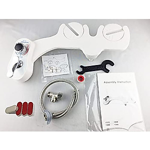 Elcare Bidet AMI 930-Fresh Water Non-Electric Mechanical Bidet Attachment-Selfcleaning Dual Nozzles of Wash and Women Wash Toilet Bidets