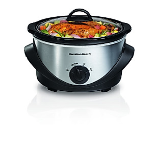 Hamilton Beach 33141 4-Quart Oval Slow Cooker (Discontinued)