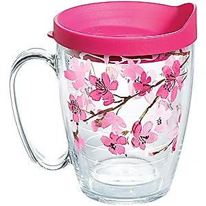 Tervis Japanese Cherry Blossom Party Supplies, Clear, 16 oz