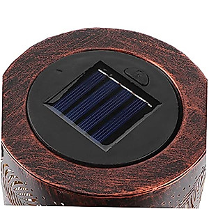 Outdoor Solar Lanterns Hanging Lights Hollowed Out Courtyard Lamp Decorative Wall Lamps for Garden Backyard Home