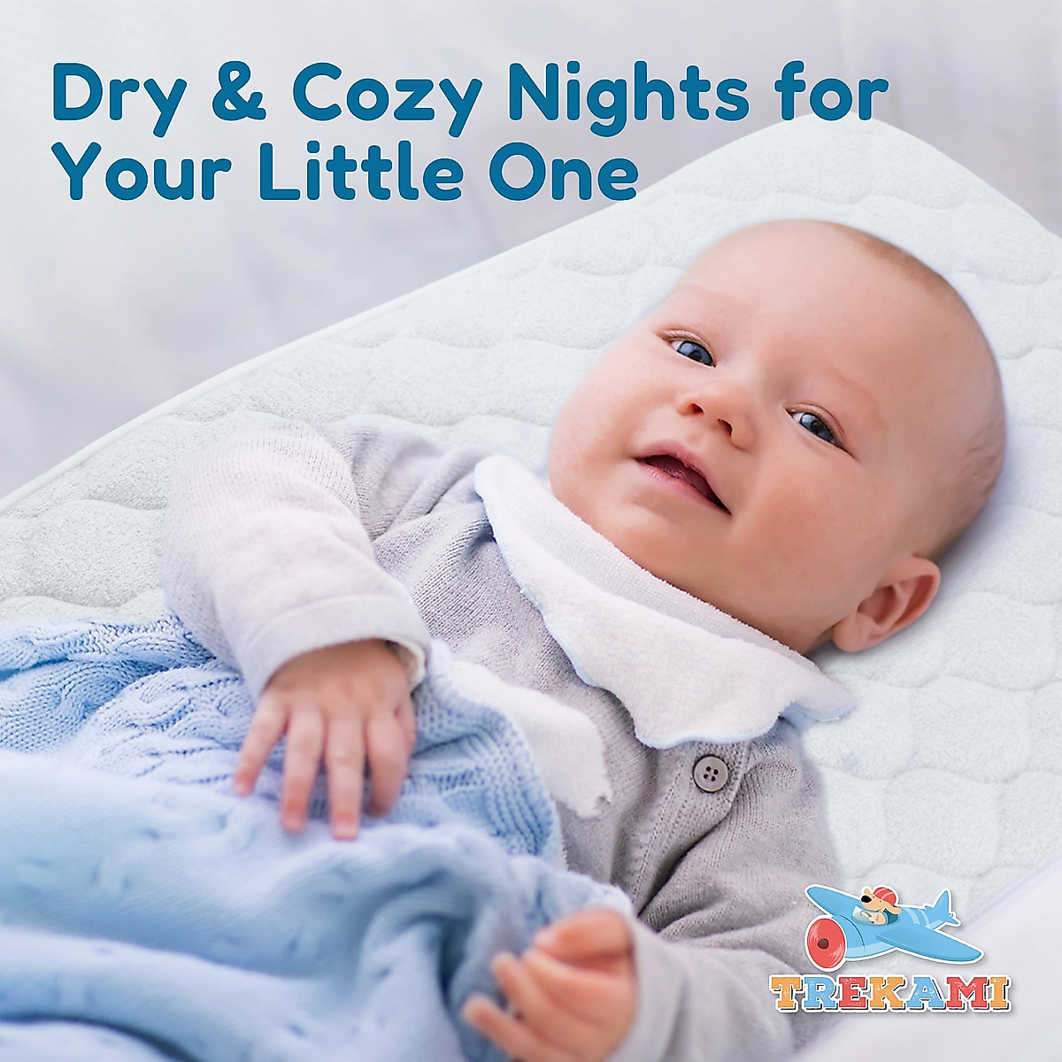 Baby Bassinet Mattress Pad - Rectangle Bassinet Mattress 16x32x1.5 with Waterproof Washable Zippered & Breathable Bassinet Mattress Topper Cover - Rectangle Baby Mattress Fit for Moses Basket & Cradle