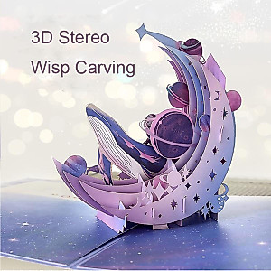 Ronghui 3D Pop up Birthday Cards,Greeting Cards,Creative Birthday Greeting Cards for Men and Women,Best Gift Cards,Thank You Cards for Friends, Women, Wife