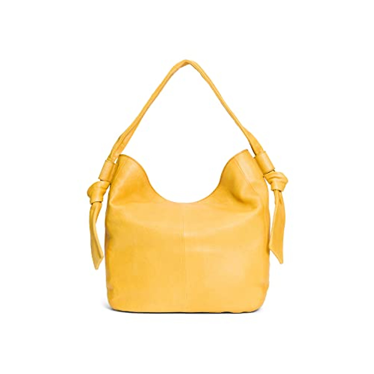 Frye Womens Nora Knotted Hobo Bag, Yellow, One Size US