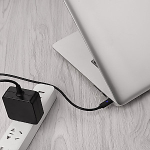 45W USB-C AC Charger for Dell XPS 12 XPS 13 9360 9370 9333 9380 14 7437 Latitude 7275 7370 5175 5285 5290-2in1 7390-2in1 Series Laptop 332-1827 LA45NM150 Portable Power Supply