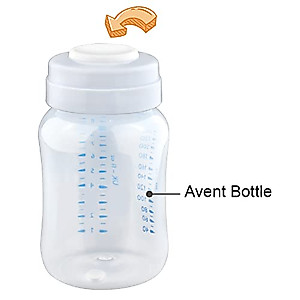 Maymom Write & Reuse Baby Bottle Labels for Daycare/Sealing Disc Compatible with Philips Classic Bottles, Maymom Screw Ring.