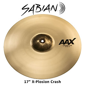 SABIAN 17" AAX X-Plosion Crash, Brilliant Finish