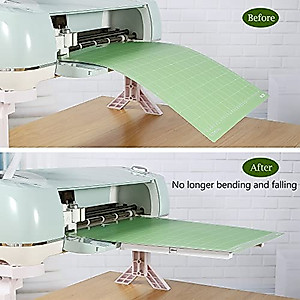 Extension Tray for Cricut Maker 3/Maker and Explore Air/2/3, Cutting Mat 12x12 Holder for Cricut Maker and Explore Air Series, Tray Extender Compatible with Cricut Mat