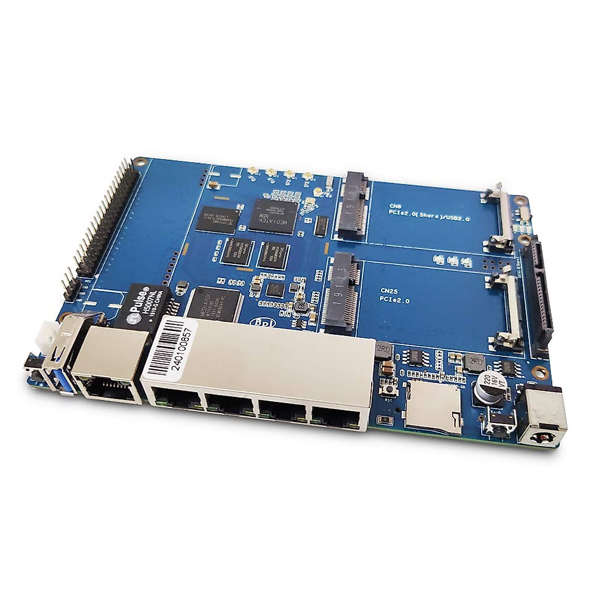 BPI-R64 Router Development Board with MediaTek MT7622 Chip for IOT Smart Home Control Gateway and NAS Server