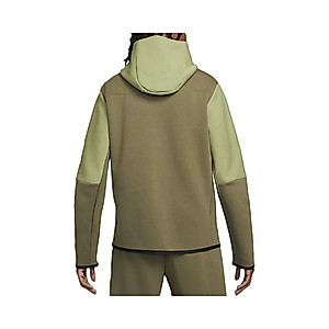 Nike Sportswear Alligator/Medium Olive/Black Tech Fleece Full-Zip Hoodie - XS