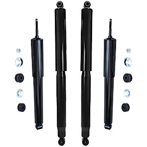 Detroit Axle - 4WD Shock Absorbers for 2005-2016 Ford F-250 Super Duty, 2008-2016 F-350 Super Duty Front and Rear Shock Absorbers 2009 2010 2011 2012 2013 2014 2015 Replacement