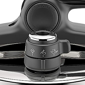 Lagostina Briosa Lagoeasy'Up Pressure Cooker 7 Litres Stainless Steel 18/12