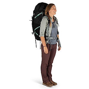 Osprey Ariel Plus 85L Women's Backpacking Backpack, Black, WM/L