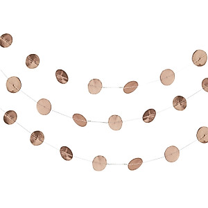 Ginger Ray Rose Gold Metallic Garland Bunting for Weddings or Parties - Beautiful